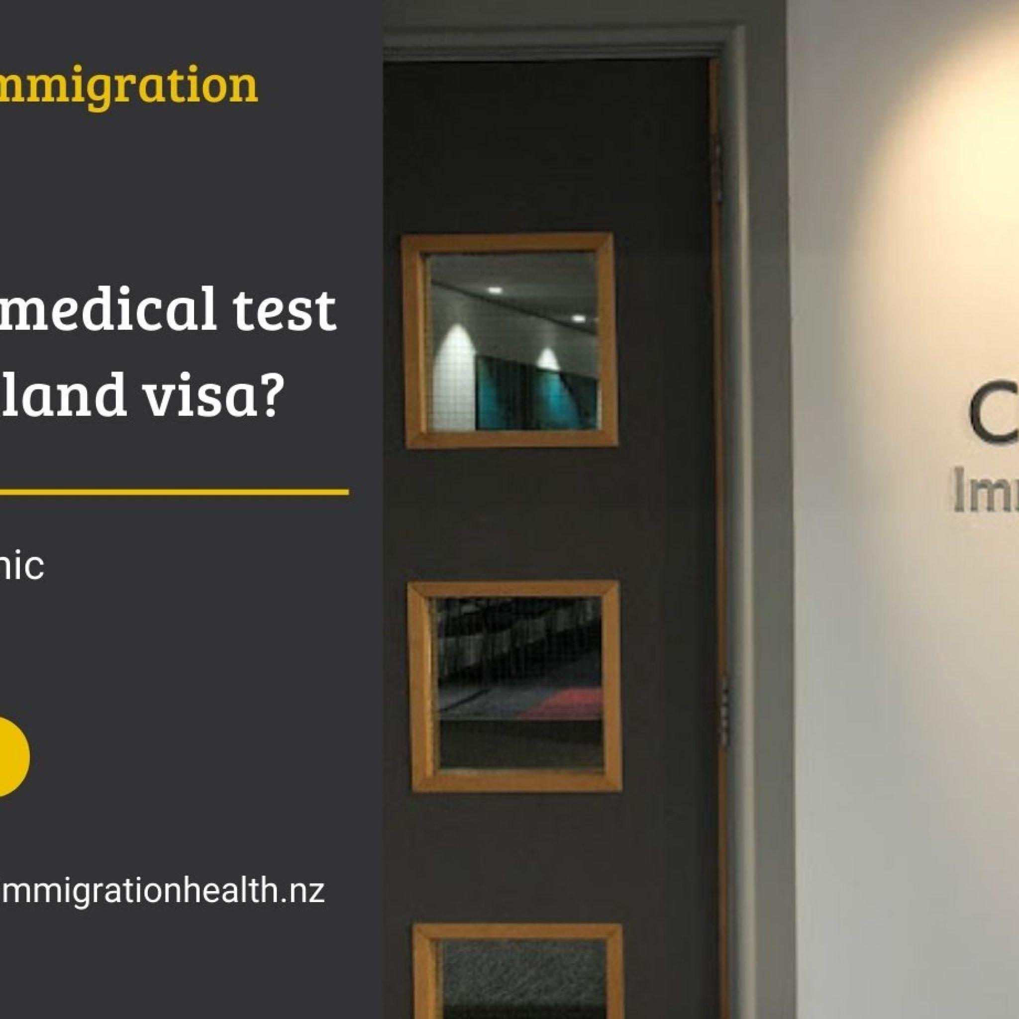 New Zealand Medical Examination for Visa Application